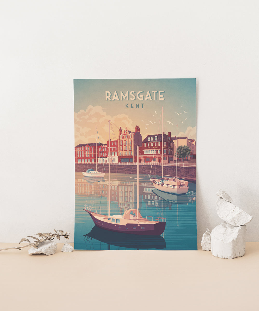 Ramsgate Seaside Travel Poster – Bucket List Prints