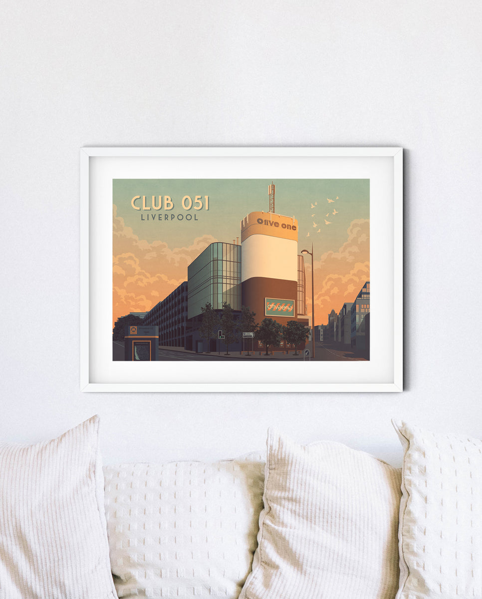Club 051 Liverpool Nightclub Poster – Bucket List Prints
