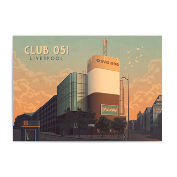 Club 051 Liverpool Nightclub Poster – Bucket List Prints