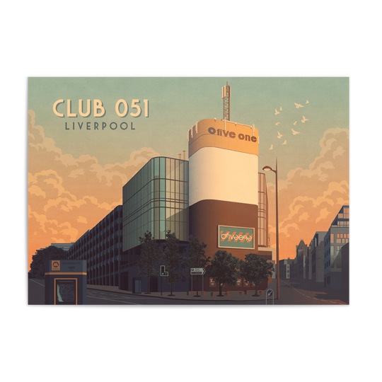 Club 051 Liverpool Nightclub Poster – Bucket List Prints