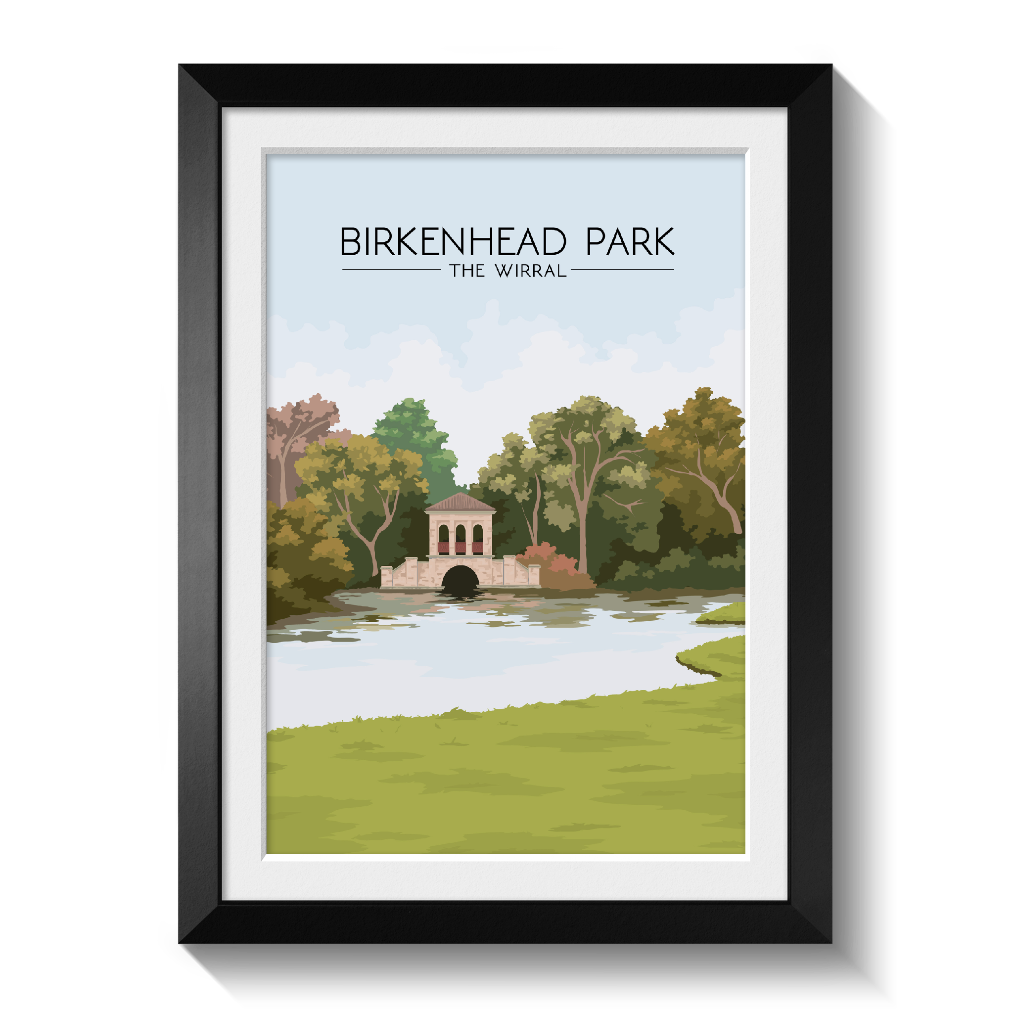 Birkenhead Park The Wirrall Poster – Bucket List Prints