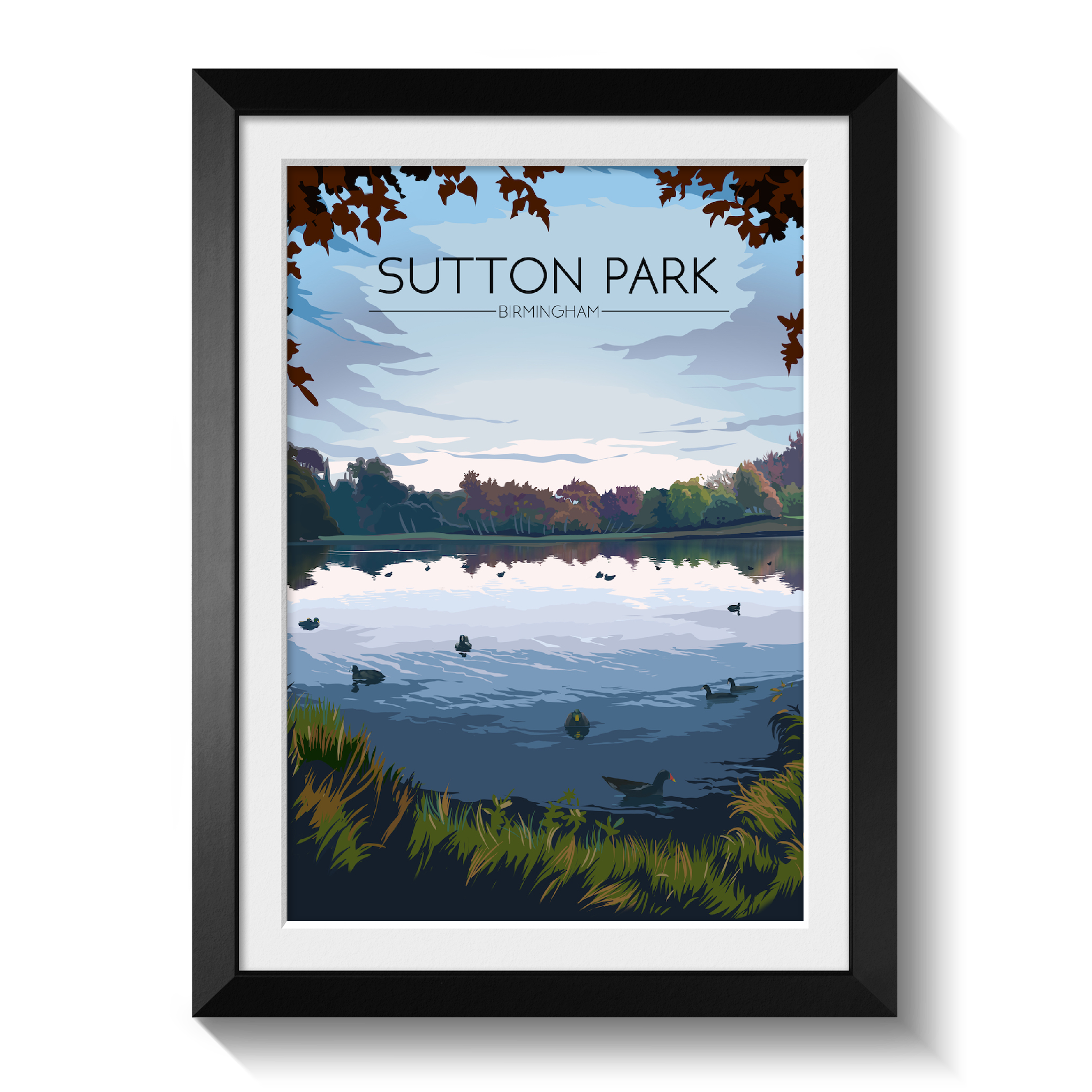 Sutton Park Birmingham Travel Poster – Bucket List Prints
