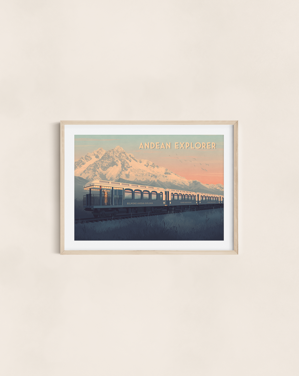 Andean Explorer Travel Poster – Bucket List Prints