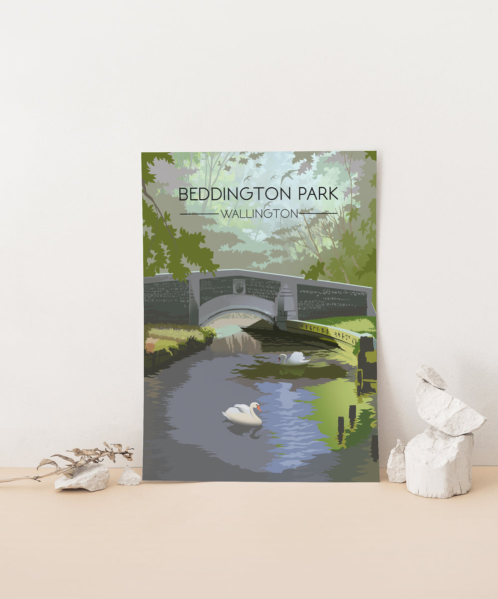 Beddington Park Wallington Travel Poster – Bucket List Prints