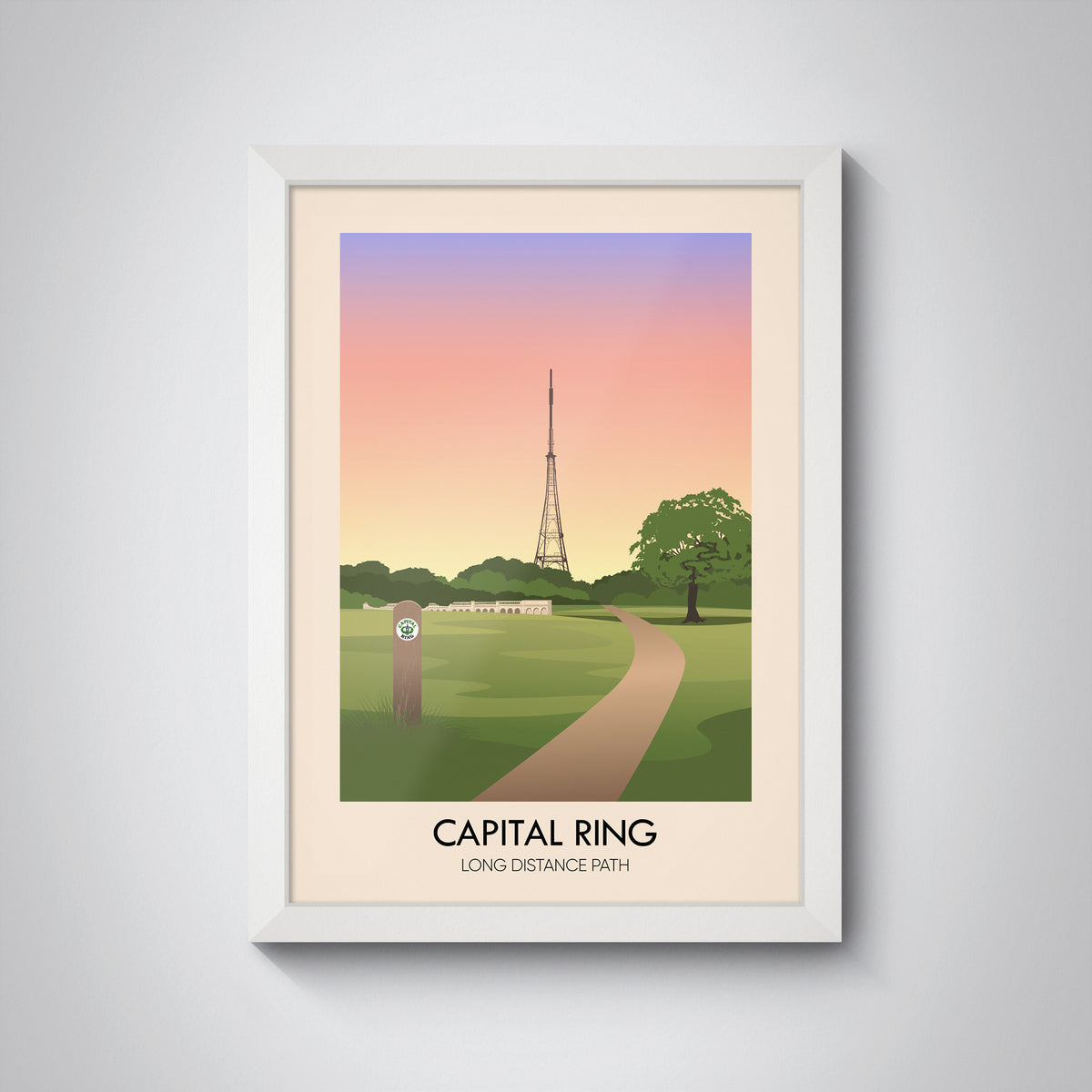 Capital Ring Long Distance Path Travel Poster – Bucket List Prints