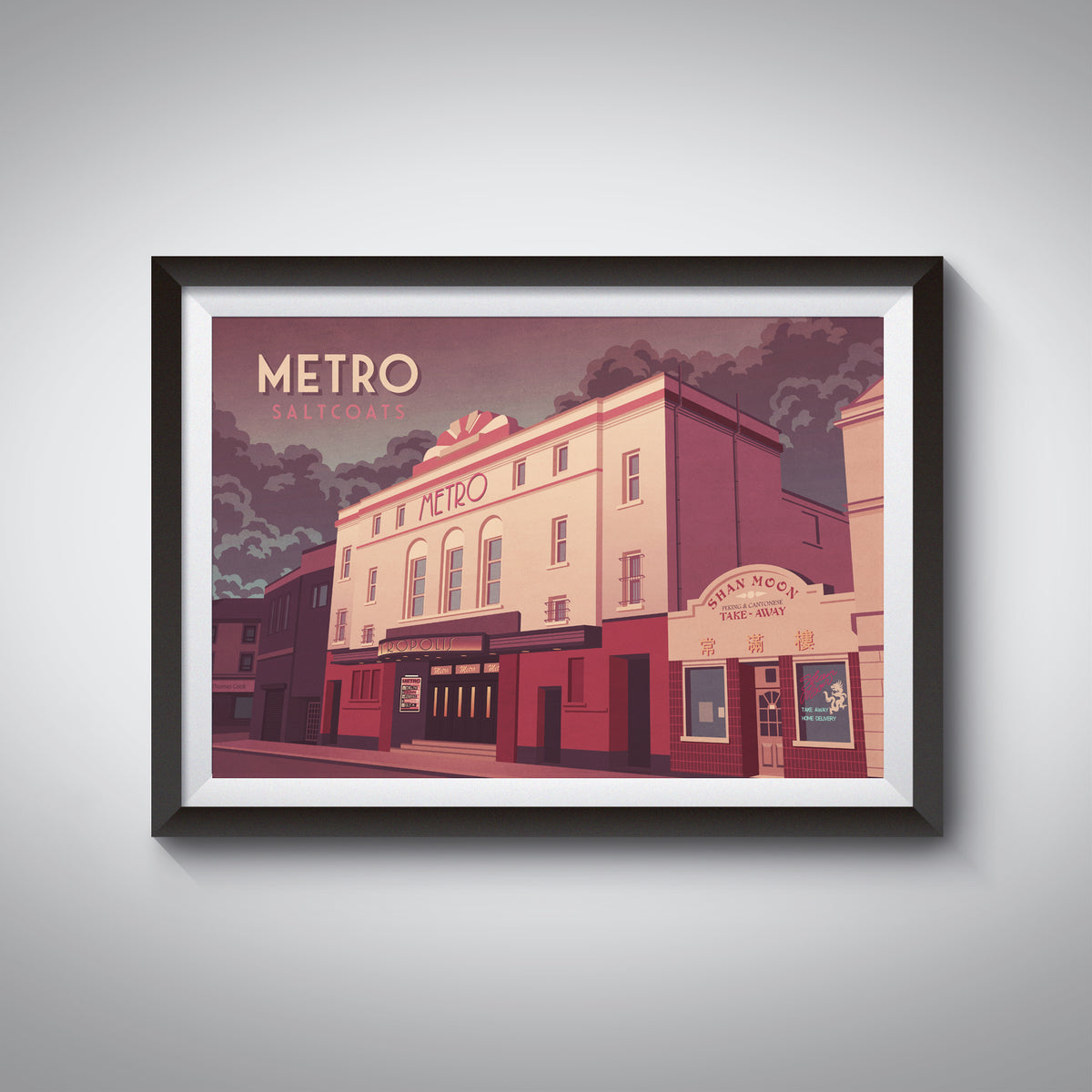 Metro Club Saltcoats Travel Poster – Bucket List Prints