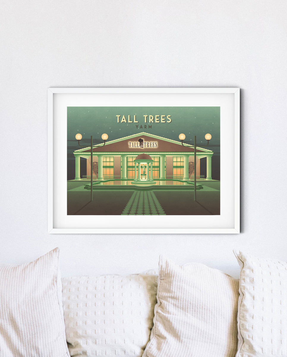 Tall Trees Yarm Nightclub Poster – Bucket List Prints