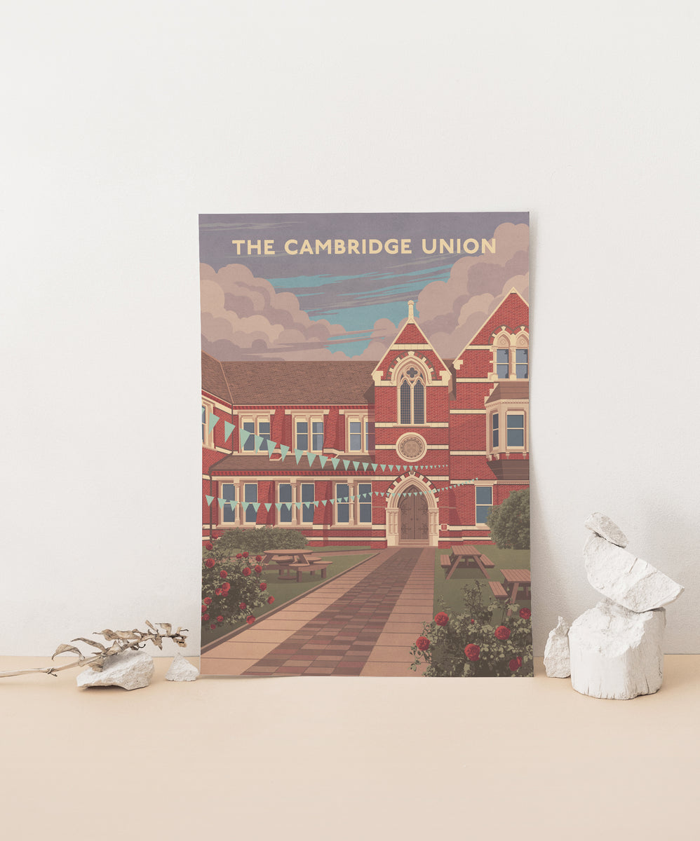 Cambridge Union Travel Poster – Bucket List Prints