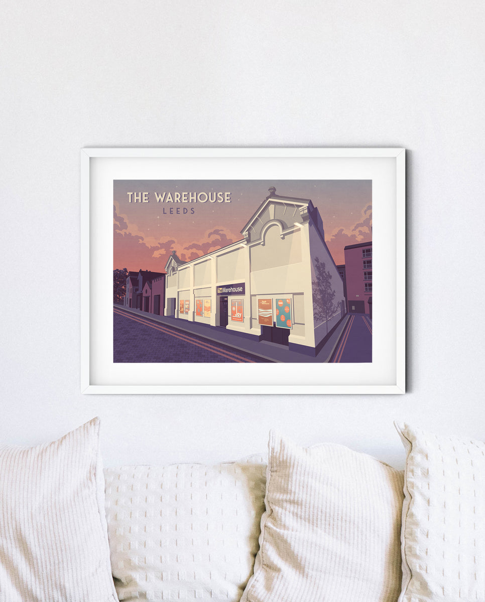 Warehouse Leeds Nightclub Poster – Bucket List Prints