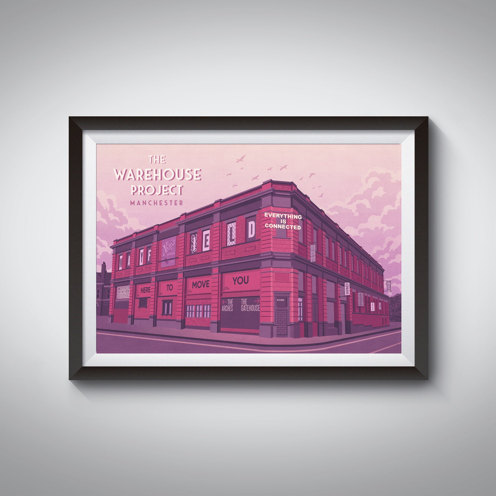 The Warehouse Project Manchester Nightclub Poster – Bucket List Prints