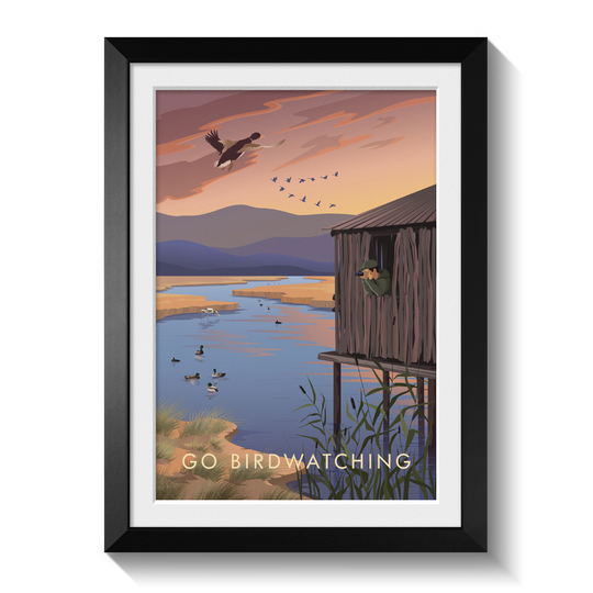 Go Birdwatching Travel Poster – Bucket List Prints