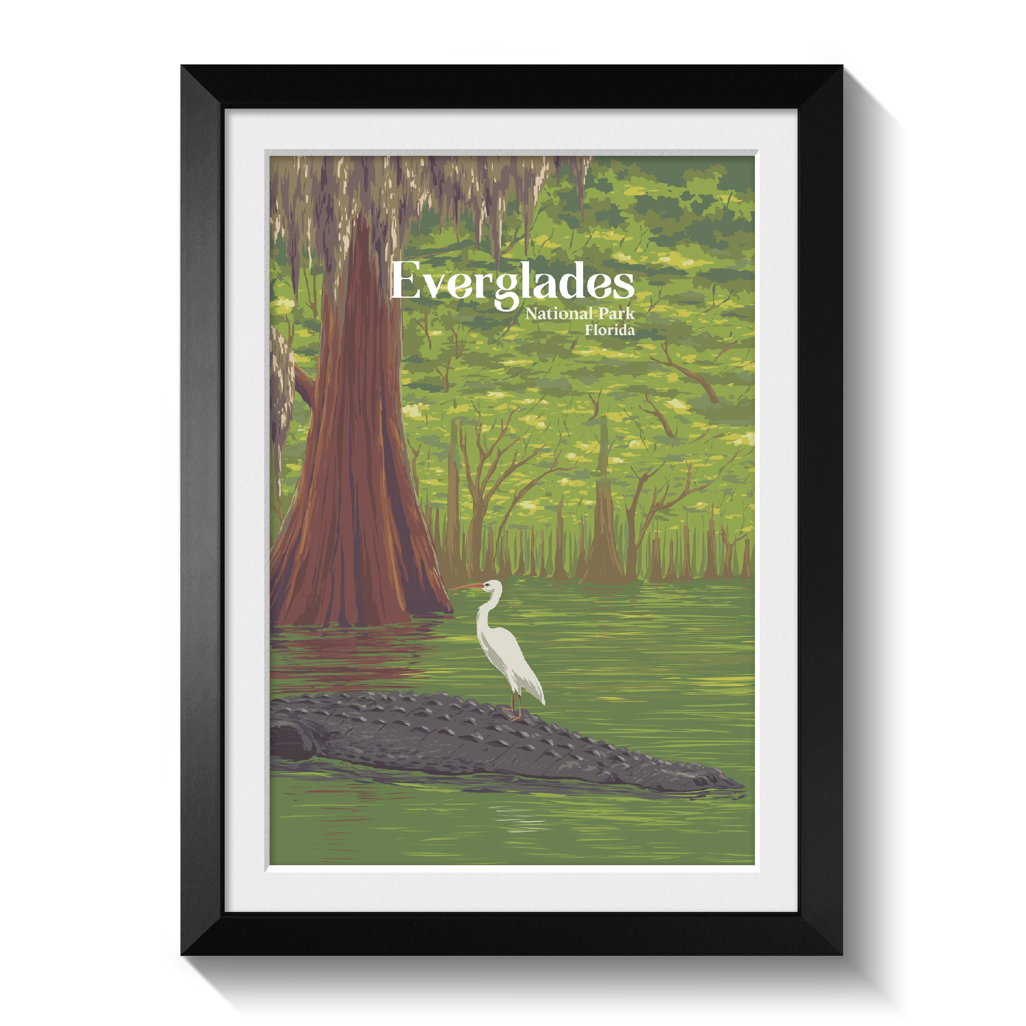 Everglades National Park Travel Poster – Bucket List Prints