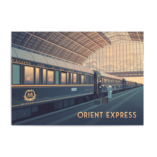 Orient Express Travel Poster – Bucket List Prints