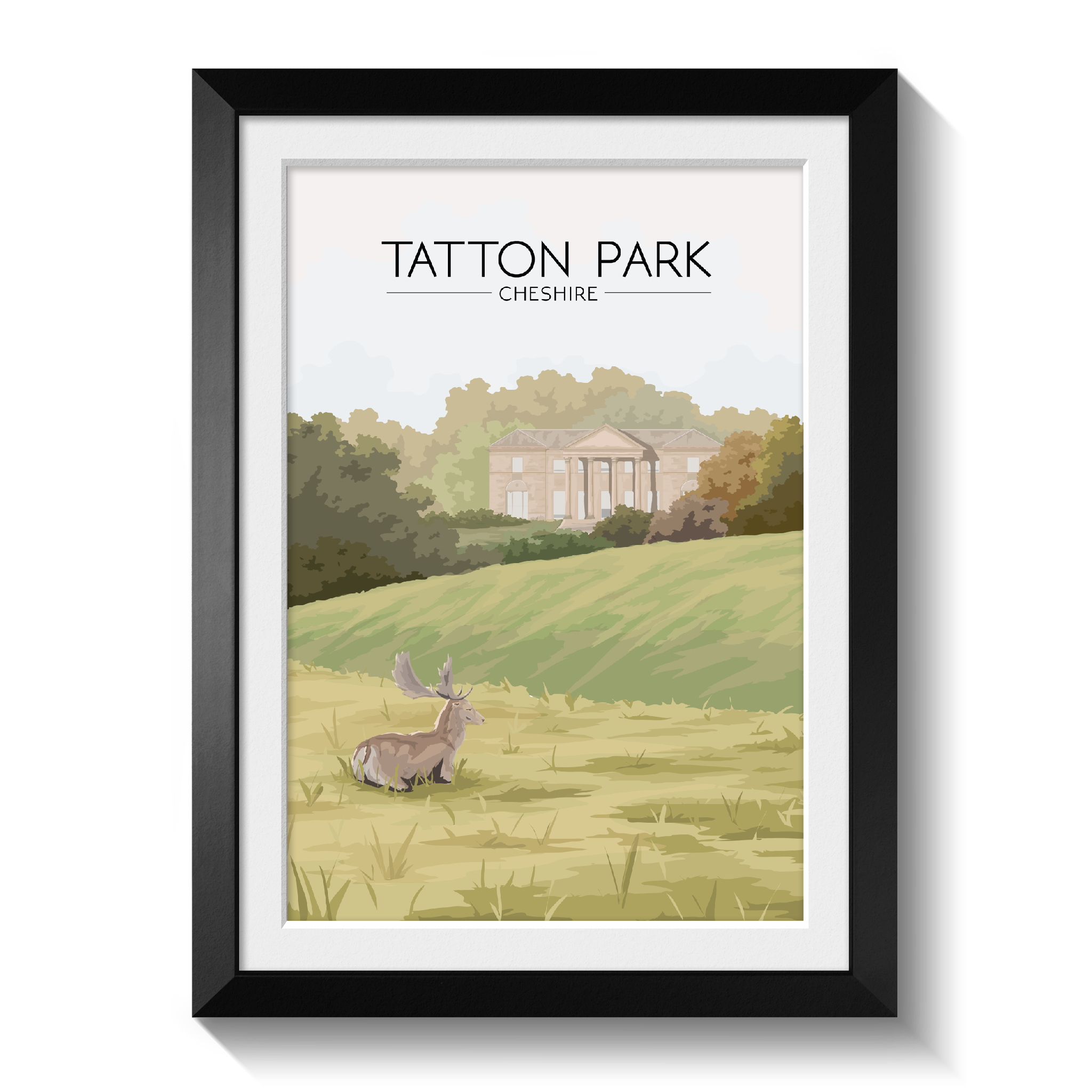 Tatton Park Cheshire Travel Poster – Bucket List Prints