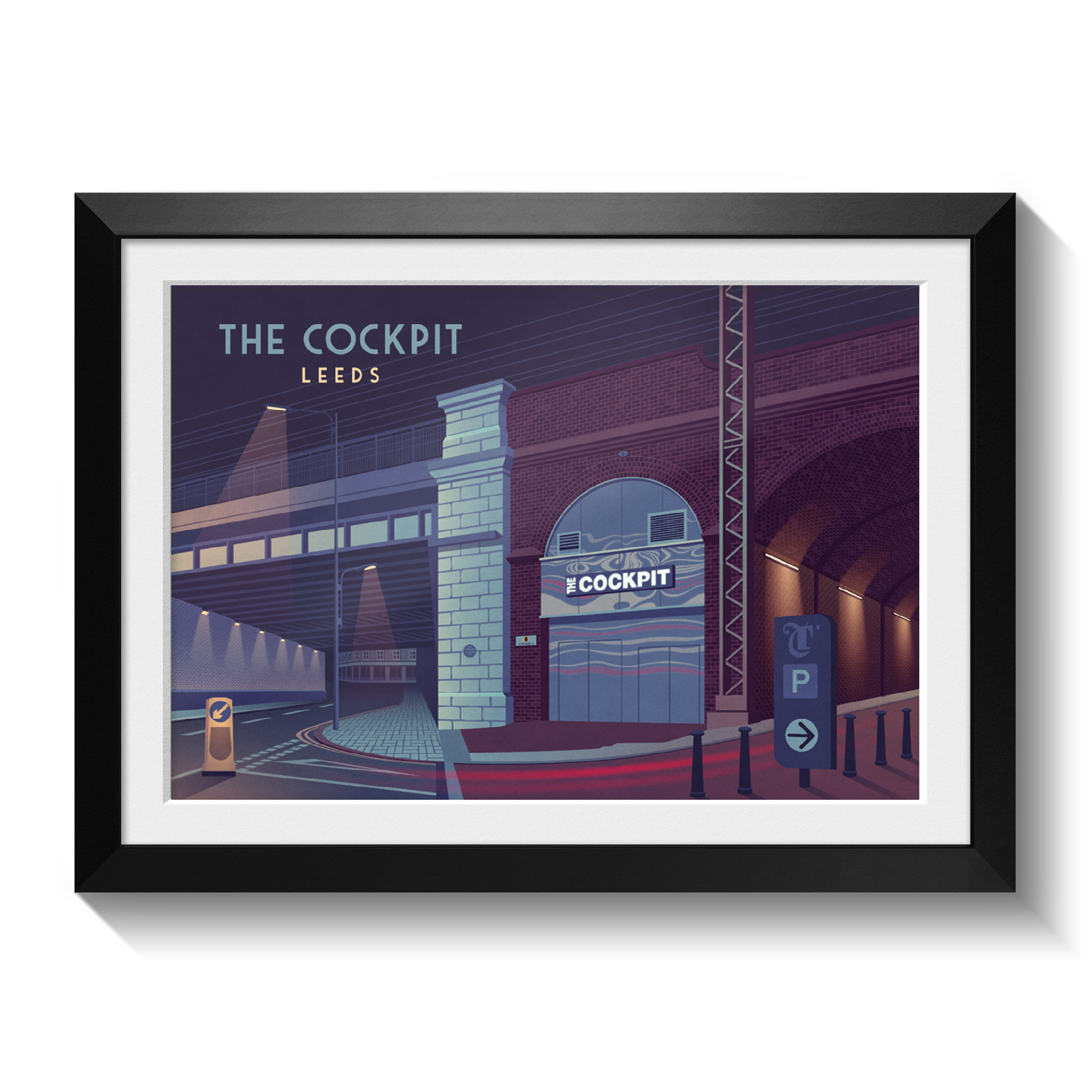 Cockpit Leeds Travel Poster – Bucket List Prints