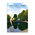 Victoria Park London Travel Poster – Bucket List Prints