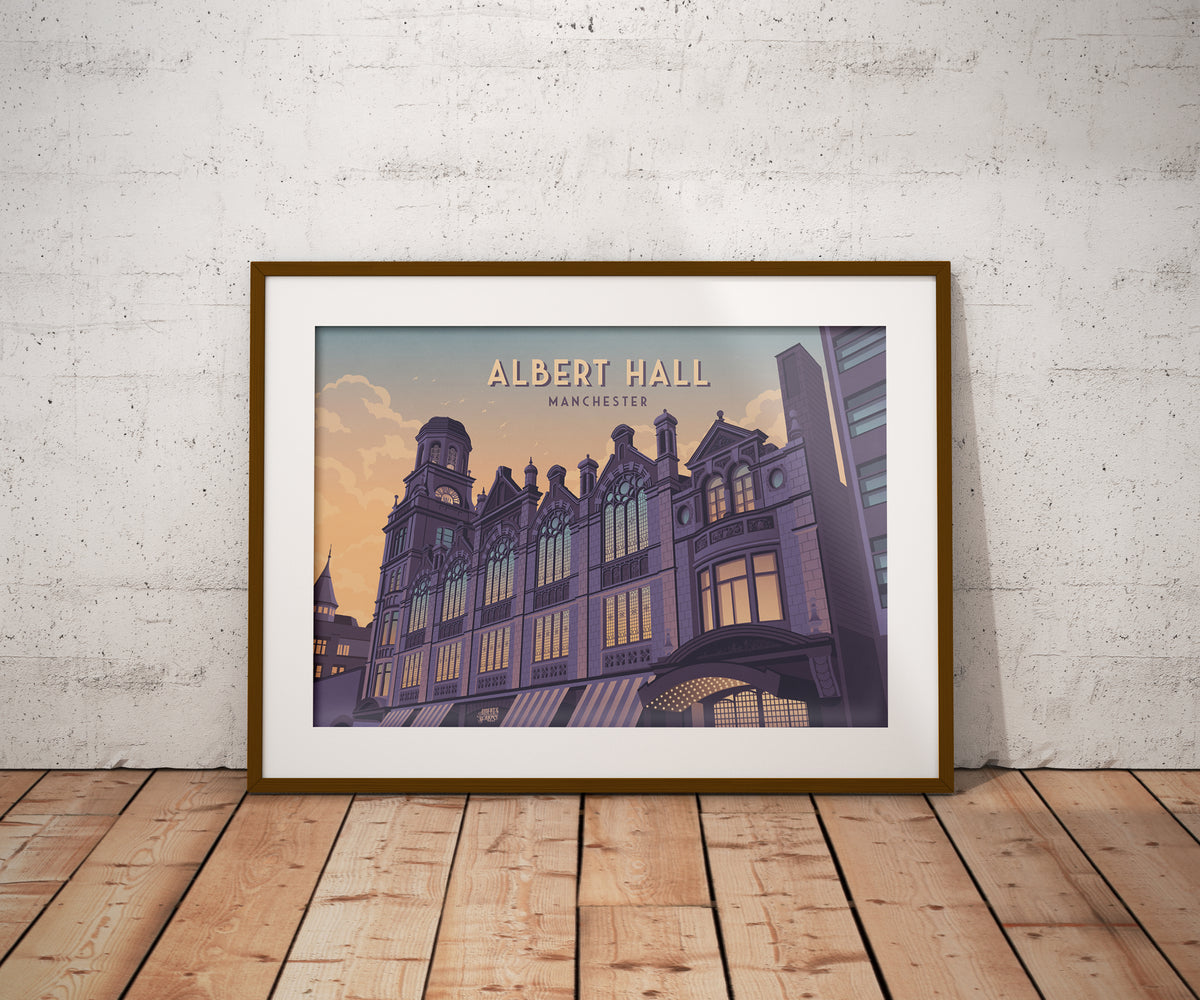 Albert Hall Manchester Poster – Bucket List Prints