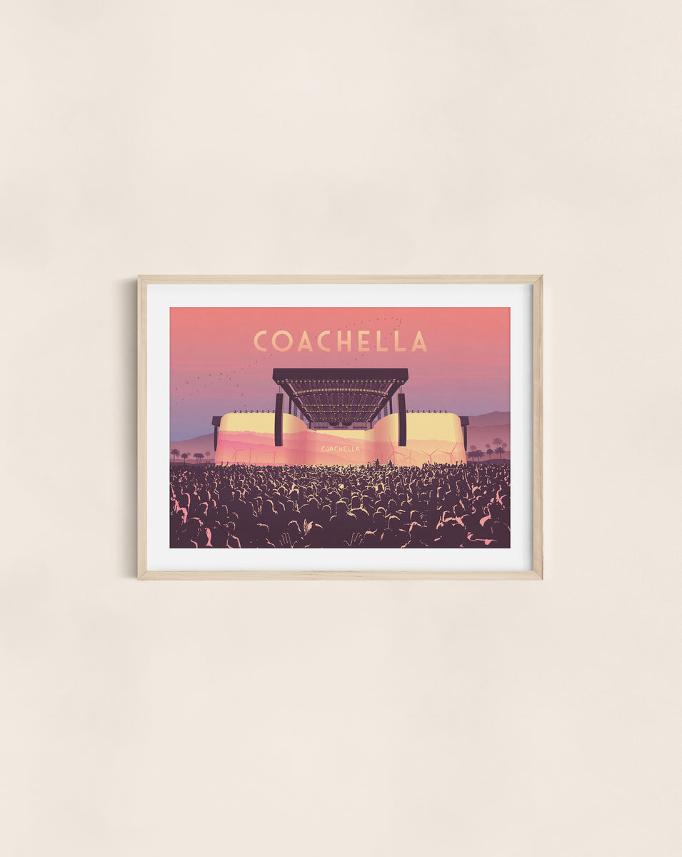 Coachella Music Festival California Poster – Bucket List Prints