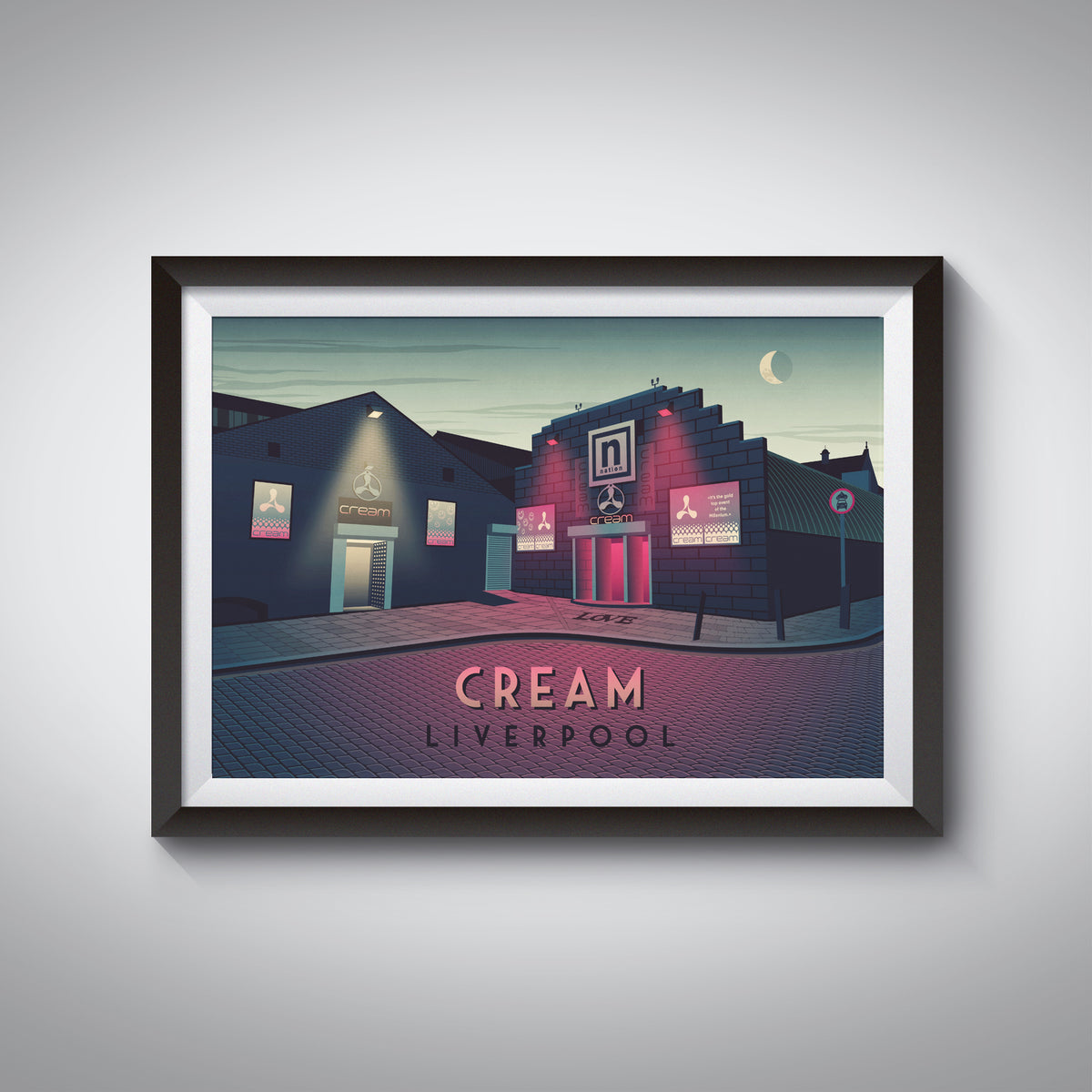 Cream Liverpool Nightclub Poster – Bucket List Prints