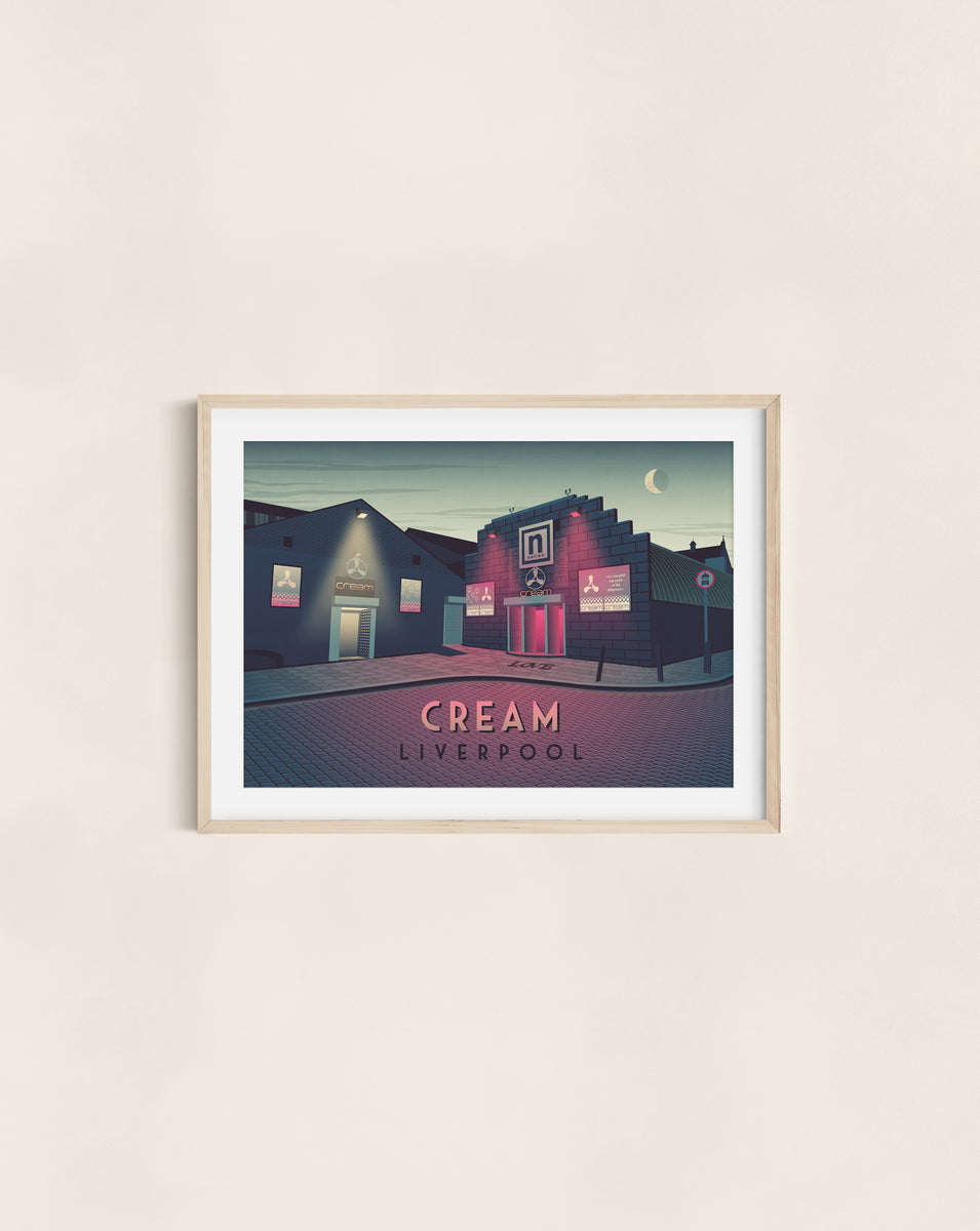 Cream Liverpool Nightclub Poster – Bucket List Prints