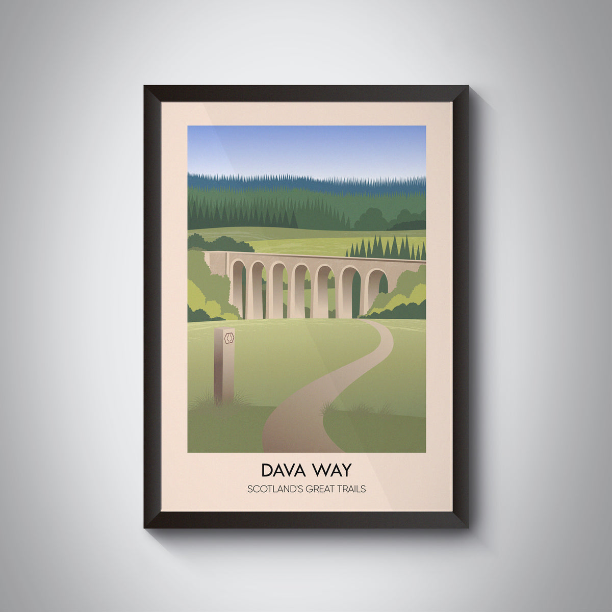 Dava Way Scotland's Great Trails Poster – Bucket List Prints