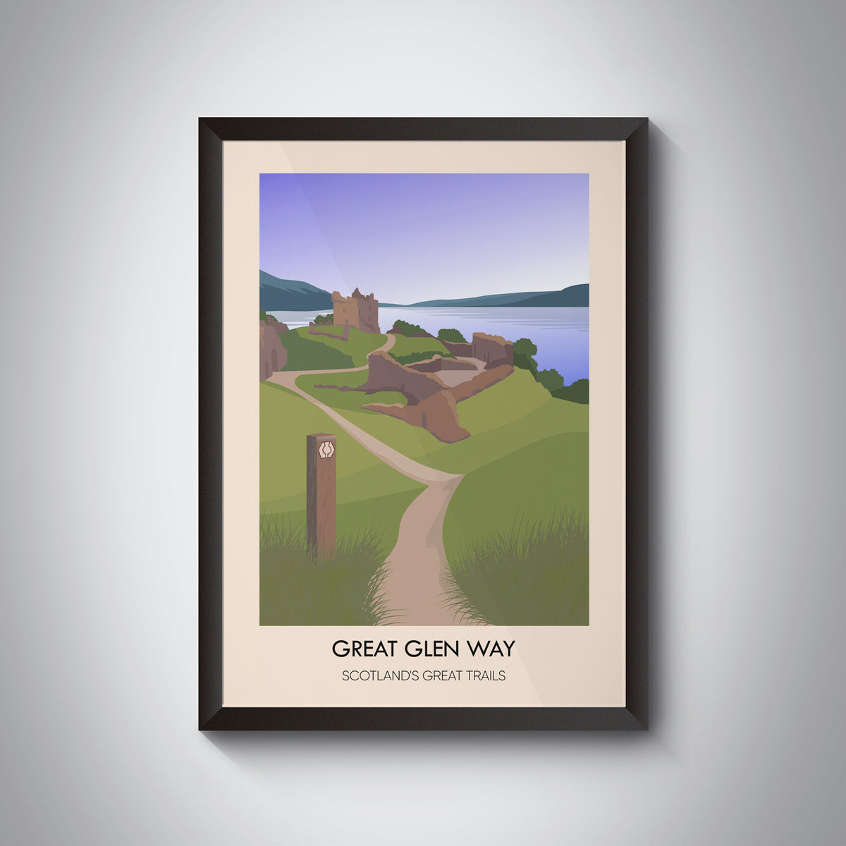 Great Glen Way Scotland's Great Trails Poster – Bucket List Prints