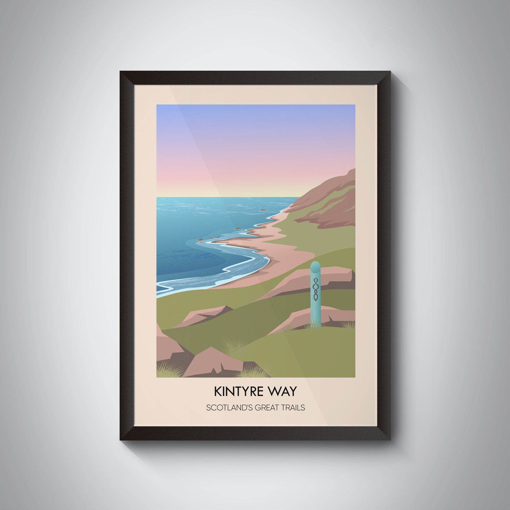 Kintyre Way Scotland's Great Trails Poster – Bucket List Prints