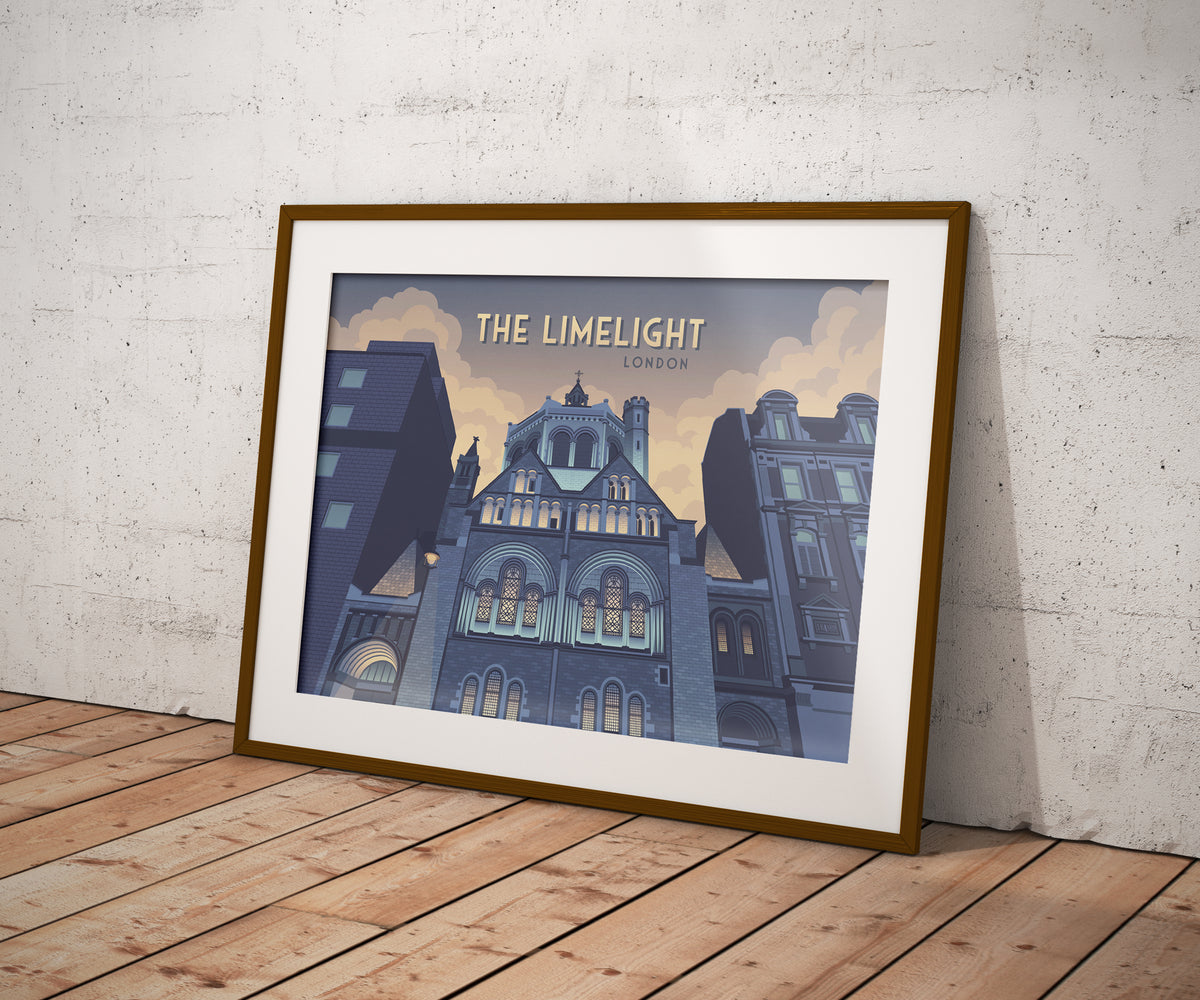 The Limelight Club London Poster – Bucket List Prints