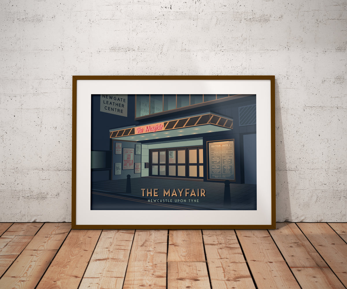 The Mayfair Ballroom Newcastle Poster – Bucket List Prints