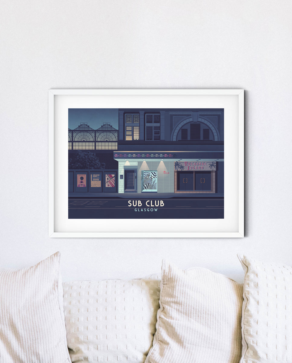 Sub Club Glasgow Nightclub Poster – Bucket List Prints