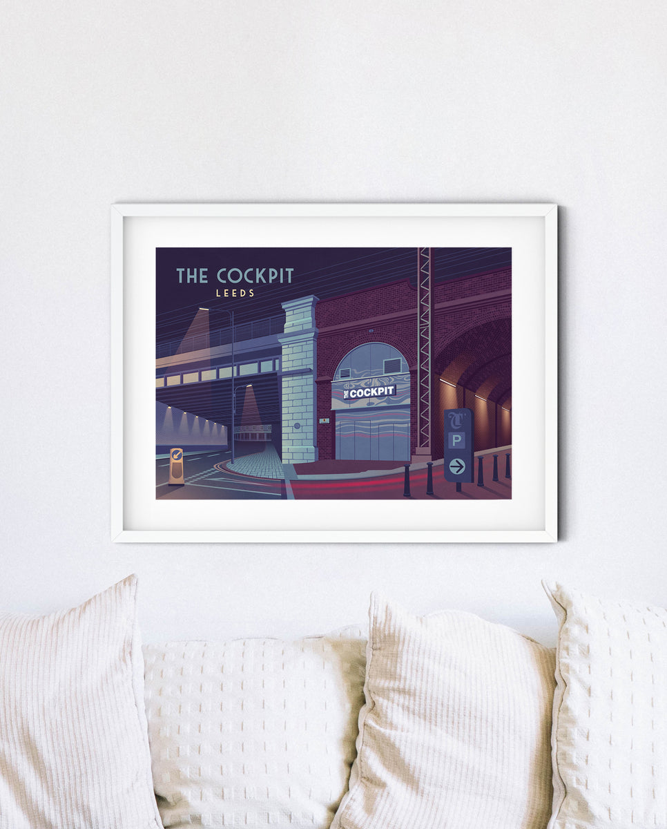 Cockpit Leeds Travel Poster – Bucket List Prints