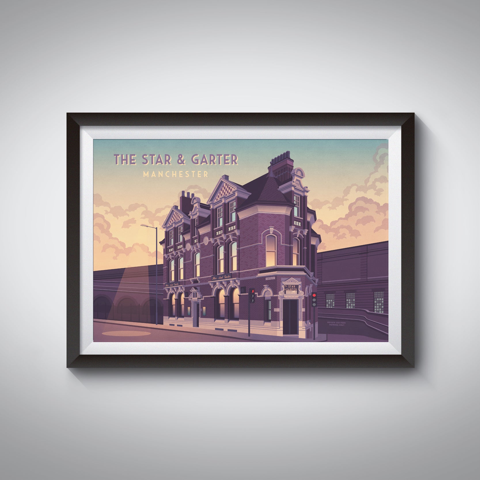 Star and Garter Manchester Travel Poster – Bucket List Prints