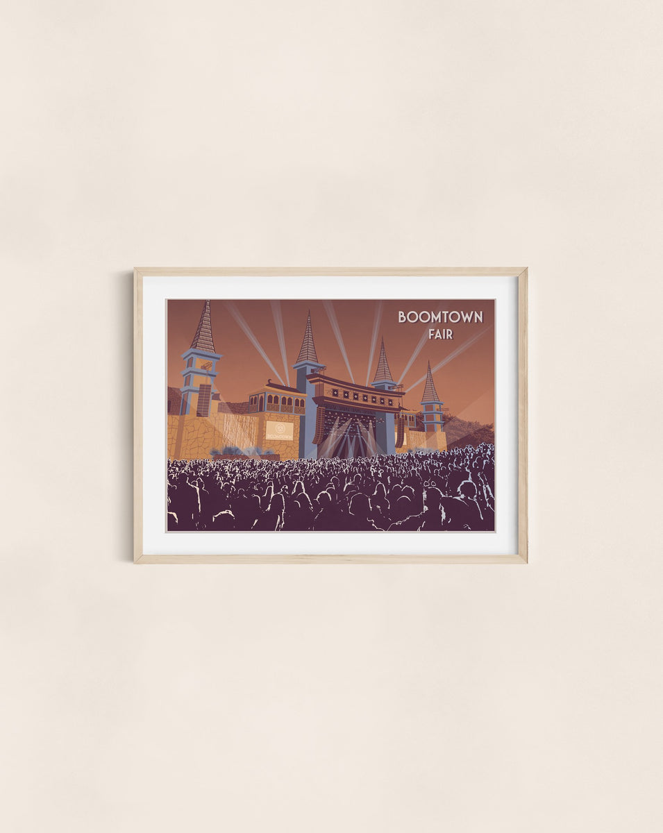 Boomtown Fair Festival Travel Poster – Bucket List Prints