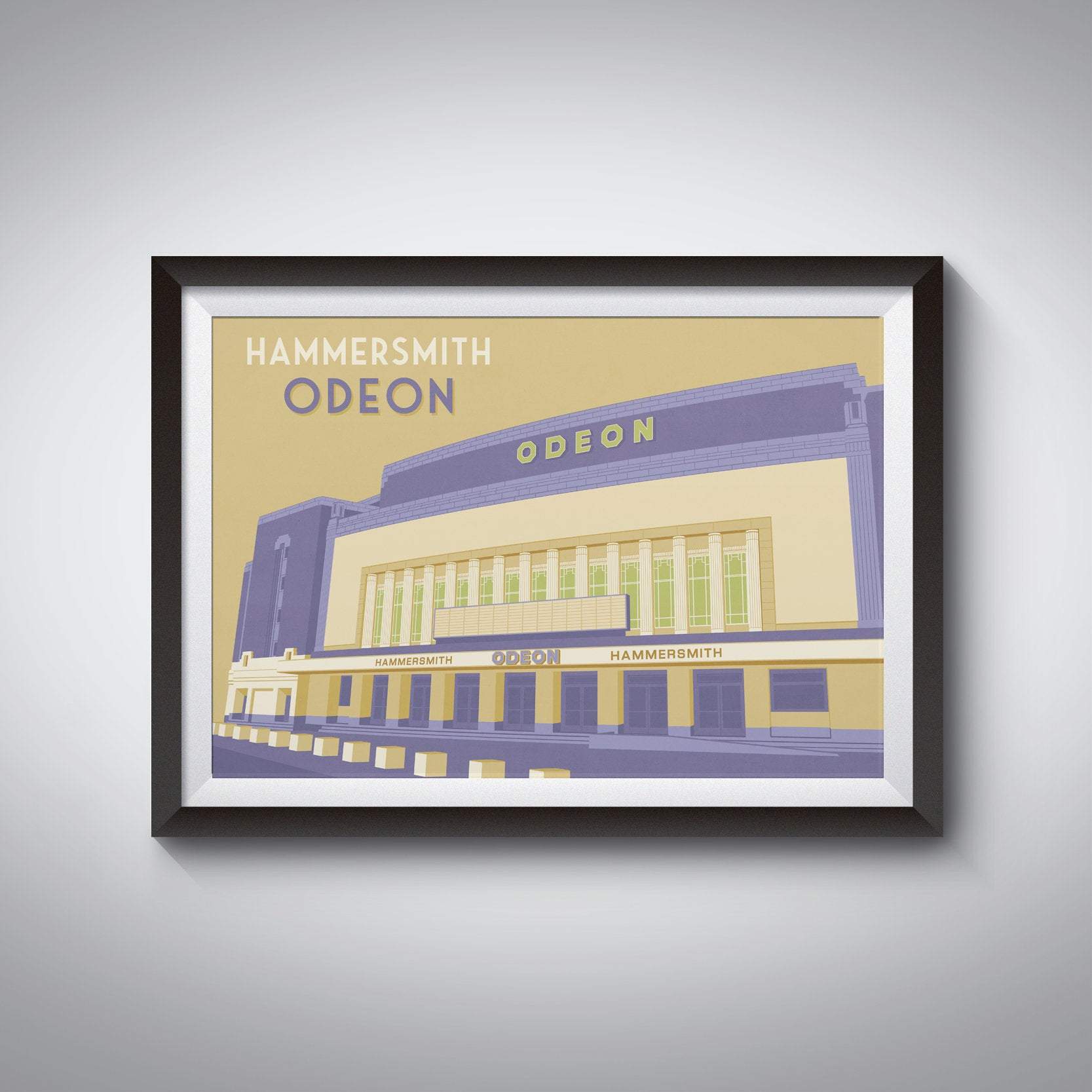 Hammersmith Odeon London Poster – Bucket List Prints