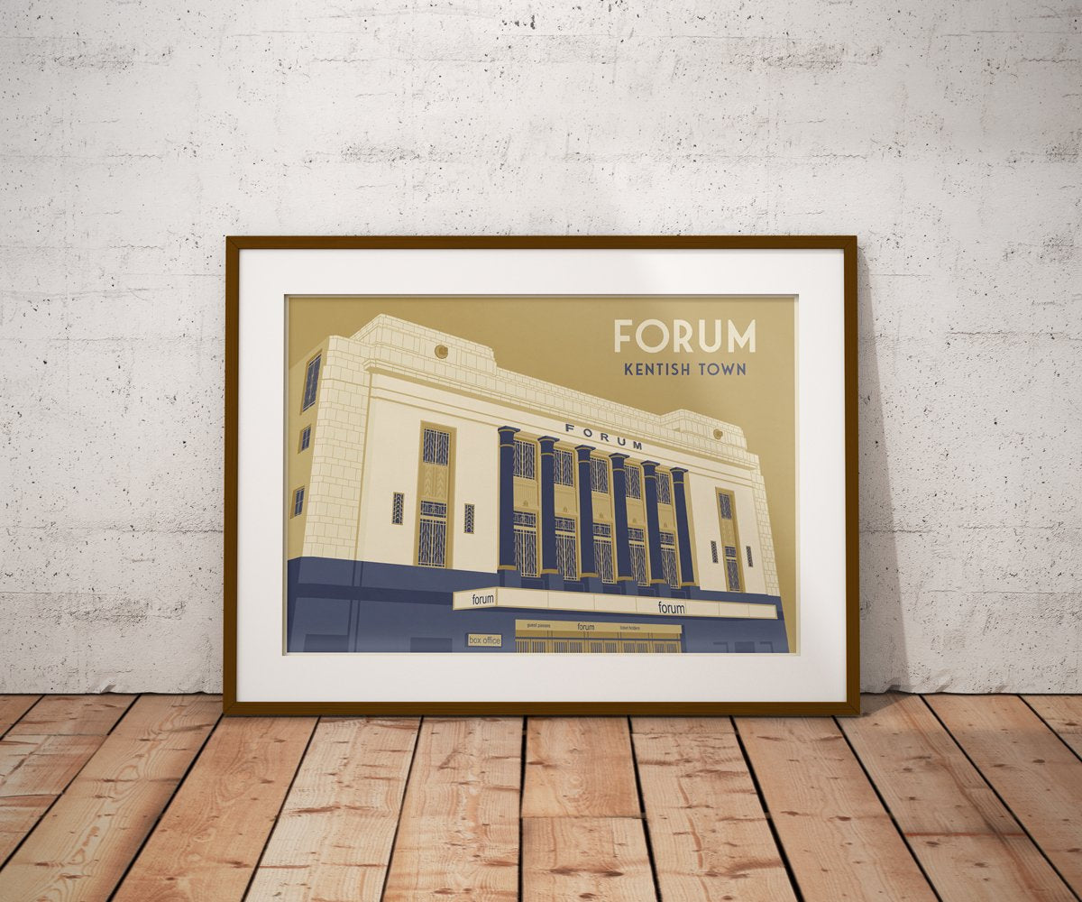 Kentish Town Forum London Travel Poster – Bucket List Prints