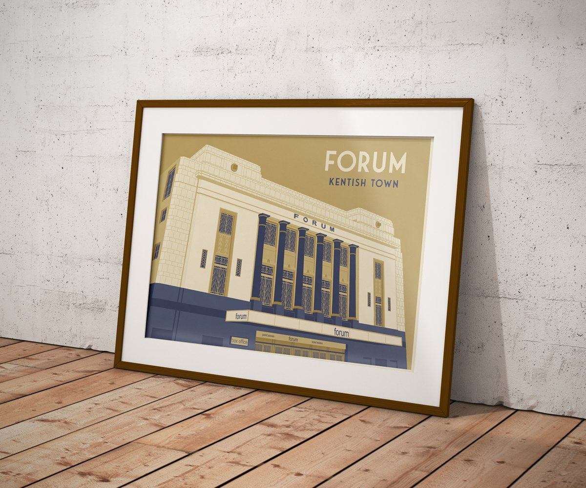 Kentish Town Forum London Travel Poster – Bucket List Prints