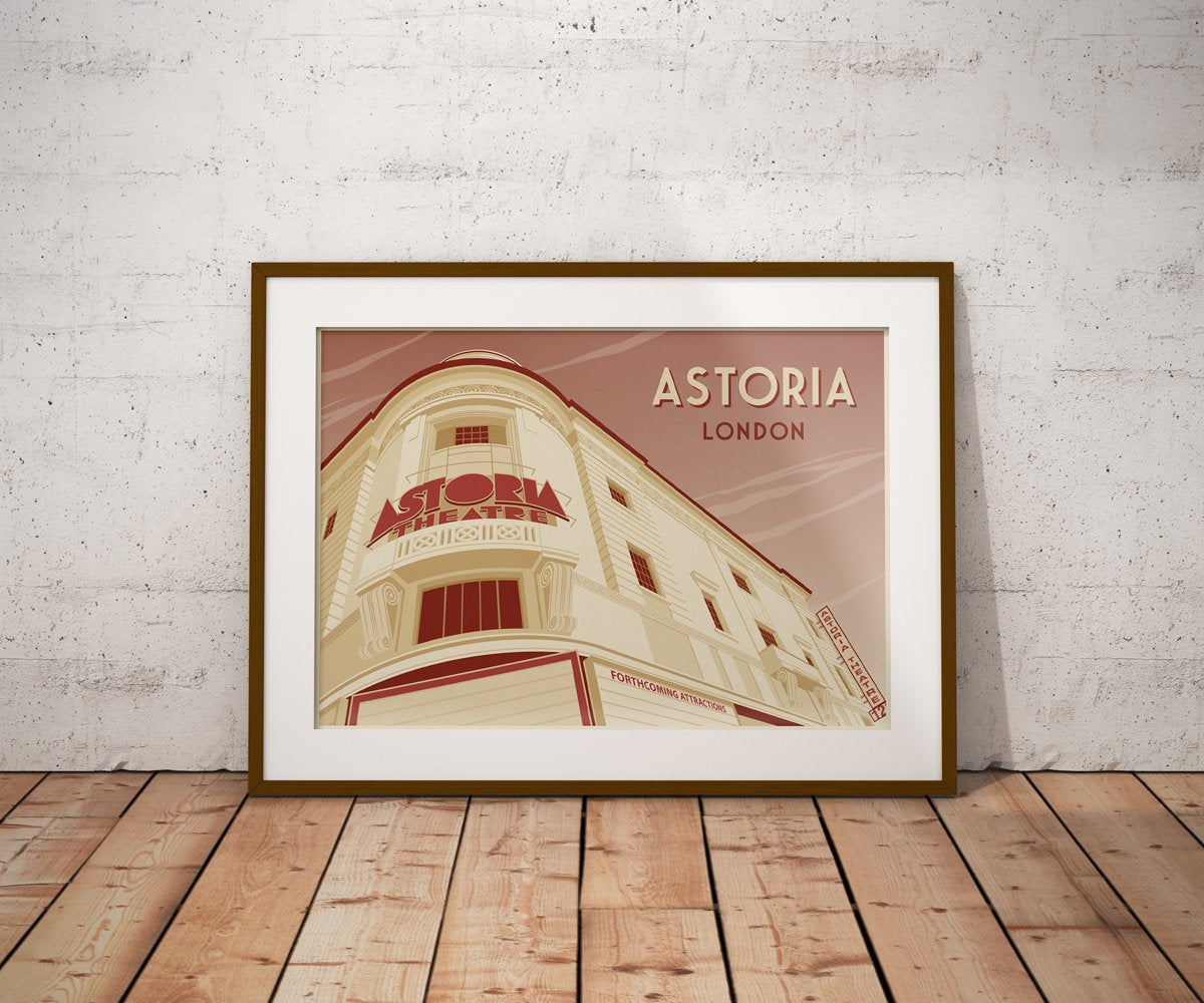 London Astoria Travel Poster – Bucket List Prints