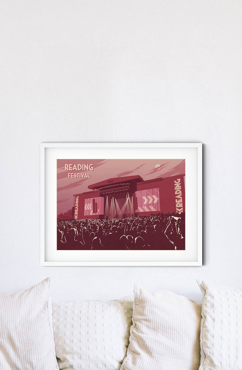 Reading Festival Travel Poster – Bucket List Prints