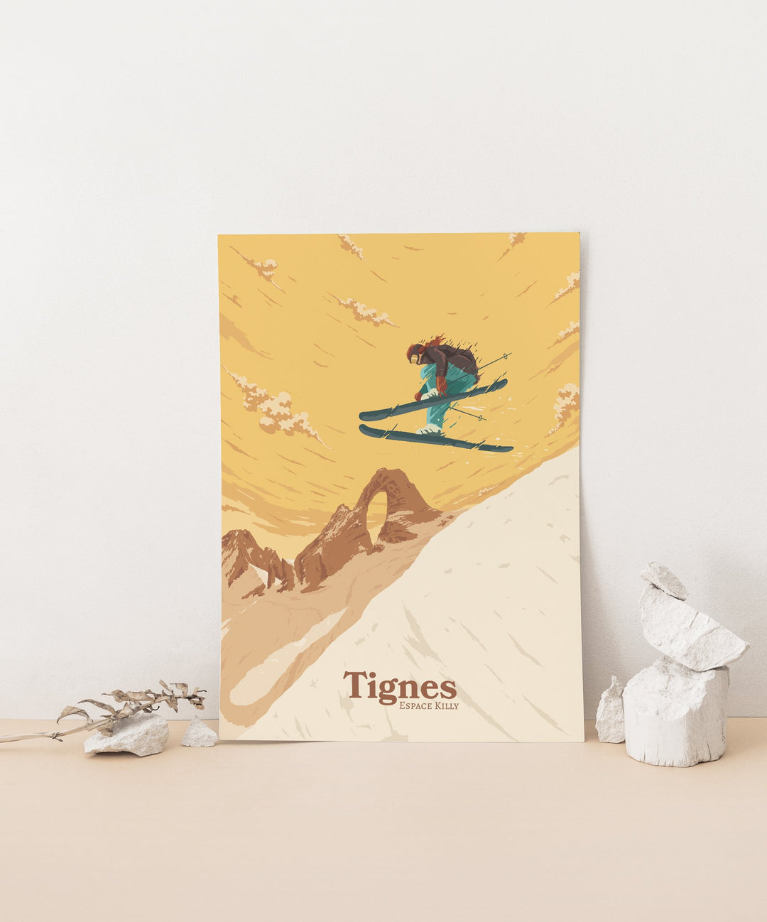 Tignes Ski Resort Travel Poster – Bucket List Prints