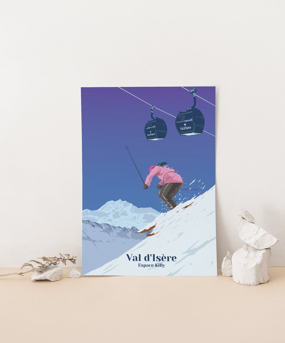 Val d'Isere Ski Resort Travel Poster – Bucket List Prints